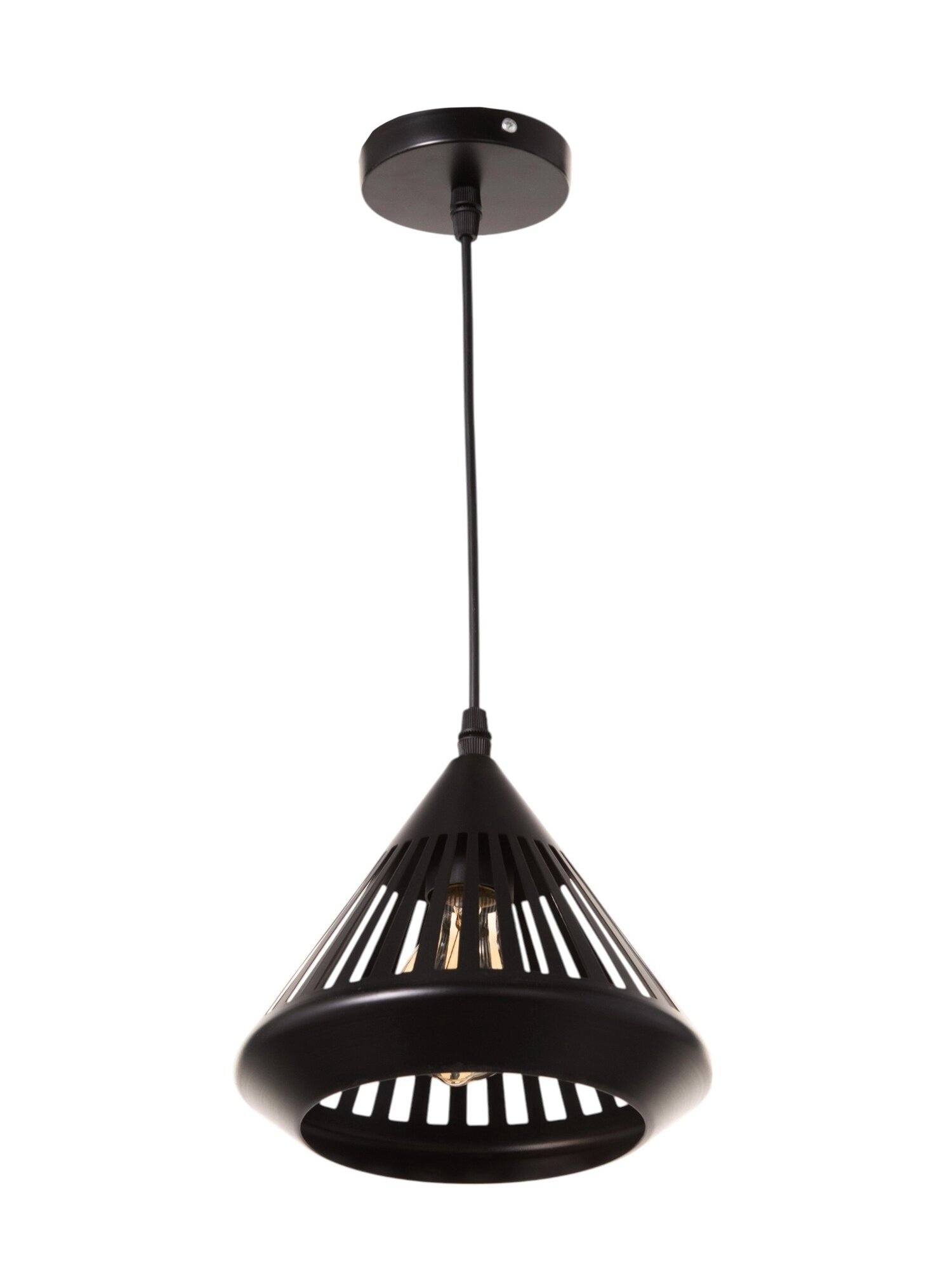 Светильник BayerLux "Тень", E27, 40 Вт, черный, металл, 20x20x19 см