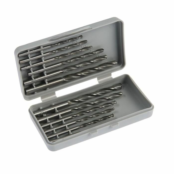 Набор сверл по металлу 3,0- 6,0мм (россия) /12шт №46 пласт. уп./