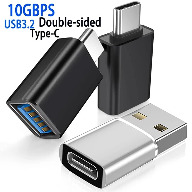USB Type-C на USB 3.2 адаптер, Синий — фото 1