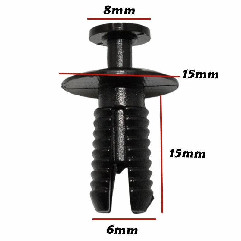 20 шт. для 6 мм отверстия, автомобильные зажимы, автомобильные пластиковые зажимы и крепежные детали 51-11-1-908-077 51111908077 B32