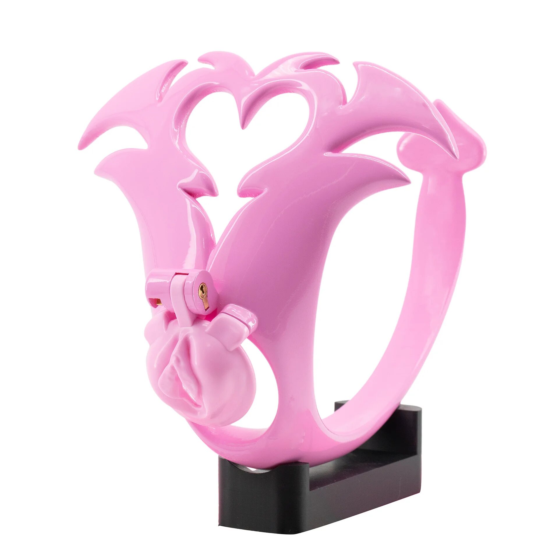 Клетка целомудрия с 3D-печатью, клетка для члена, замок для пениса, легкое устройство With Lock A