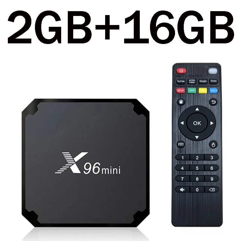 X96 Mini Android TV Box 2G 16G Черный