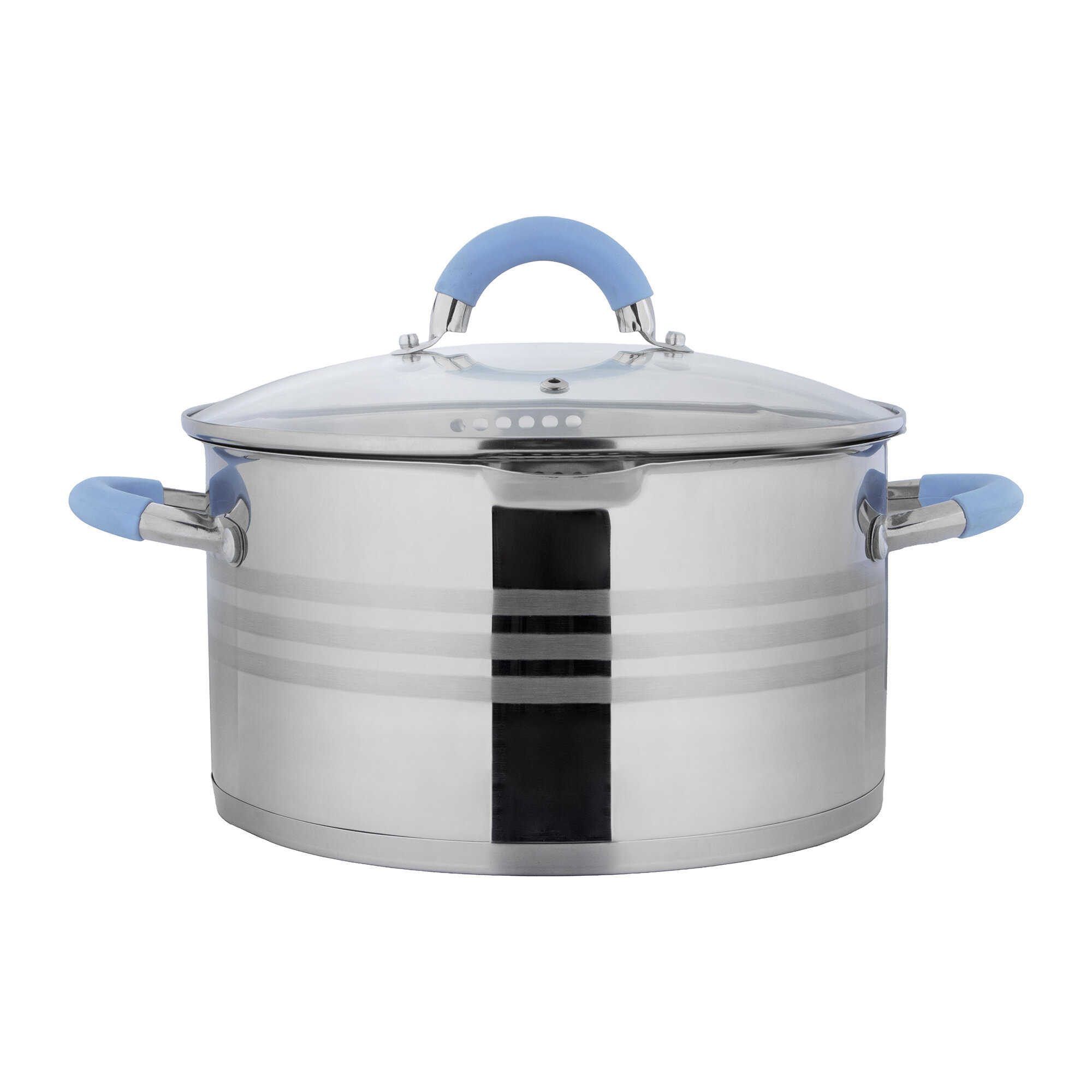 Кастрюля Mallony Melodia с крышкой, нержавеющая сталь, 5,8 л