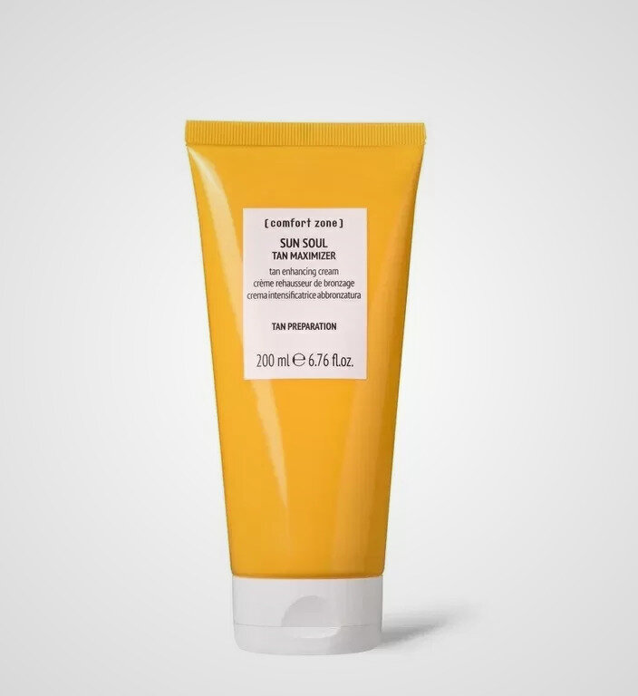 Крем усилитель загара для лица и тела 200 мл COMFORT ZONE SUN SOUL Tan Maximizer Крем 200 ml
