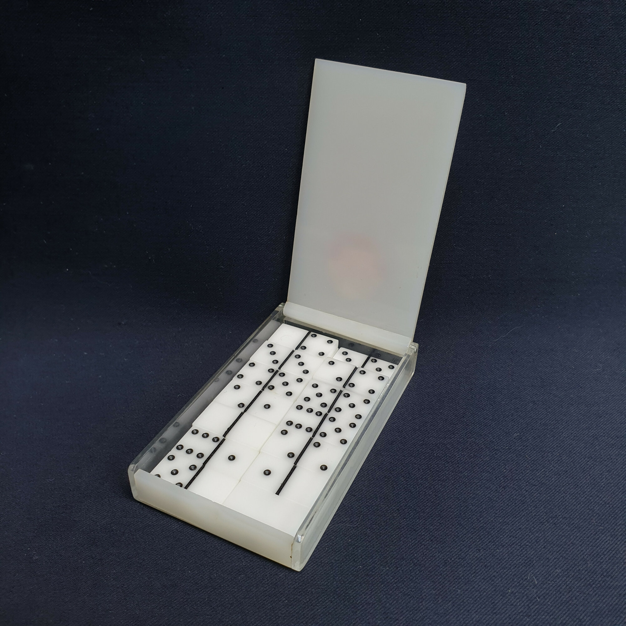 Домино дорожные карманные Москва 70-80 гг, пластик. Винтаж, СССР.