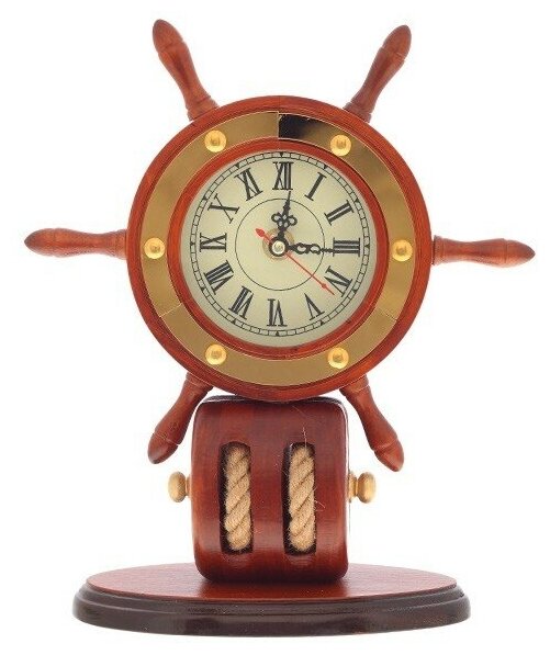 Часы настольные "Штурвал"