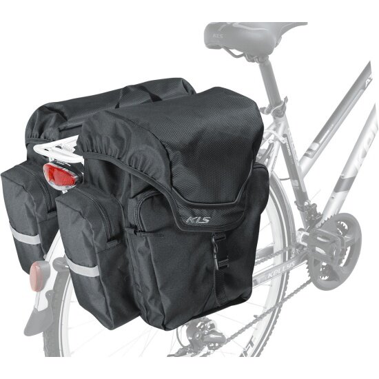 Сумка Kls на багажник ADVENTURE 40, объем: 40л, черный (одна сумка)