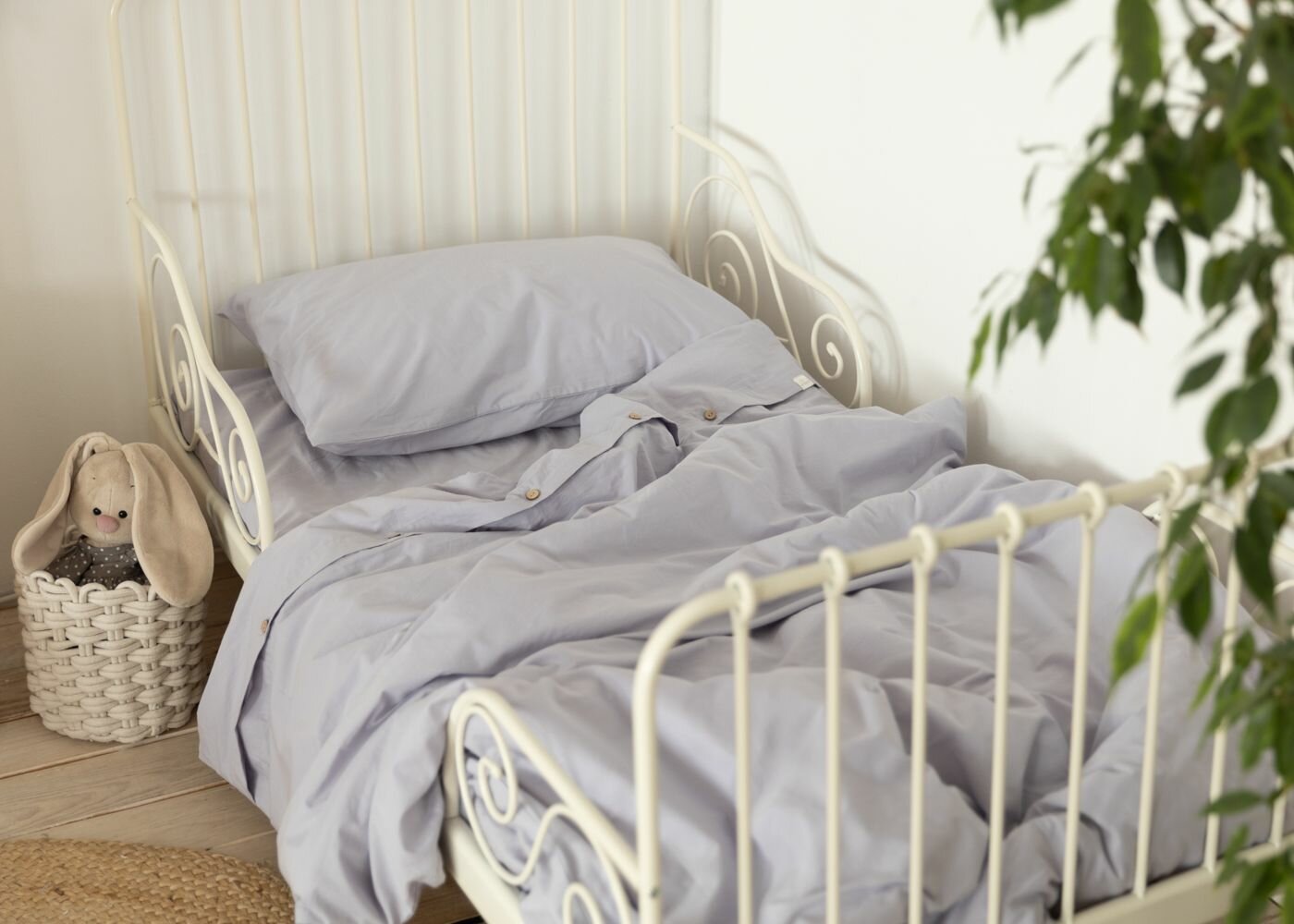 Детский пододеяльник UTRO из перкали, Лавандовый, 110 х 140