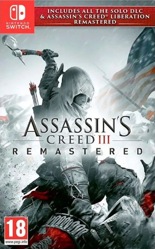 Игра Assassin's Creed 3 Обновленная версия для Nintendo Switch (Русская версия)