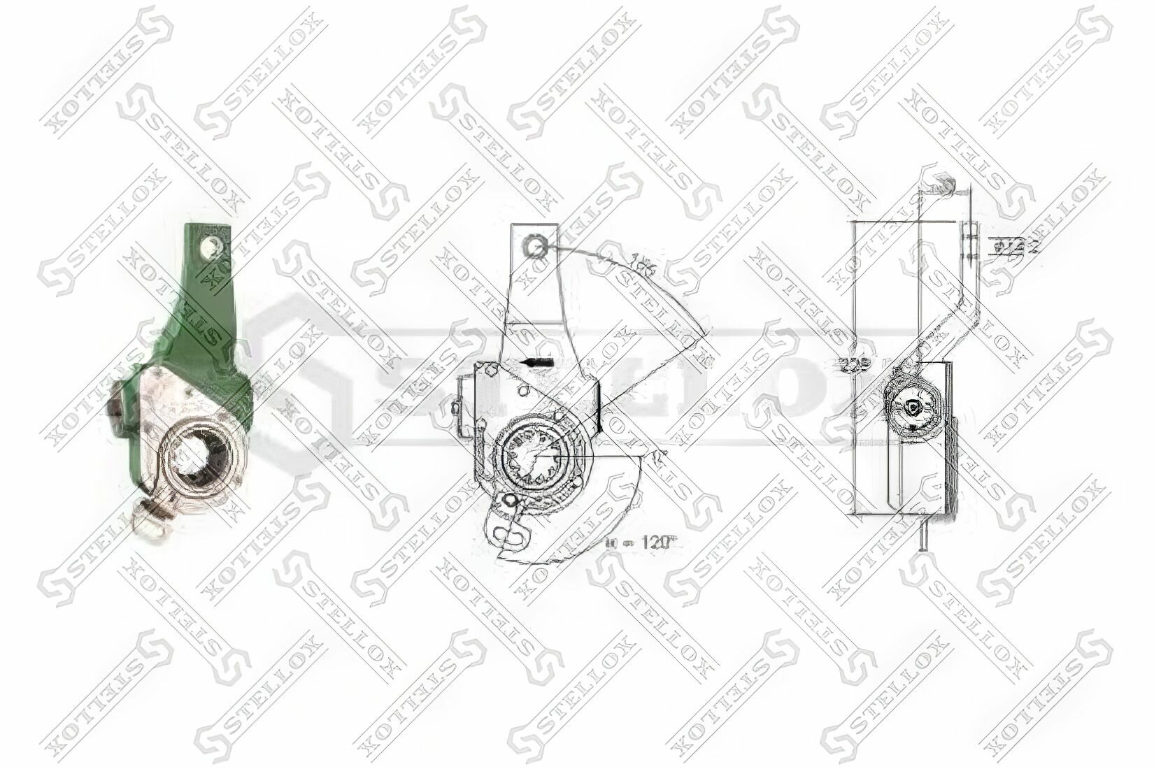 Трещотка автомат, правая передняя Камаз 85-04113-SX STELLOX