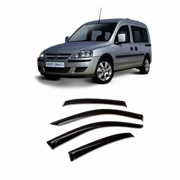 Дефлекторы боковых окон OPEL Combo Опель Комбо (2001-2011)