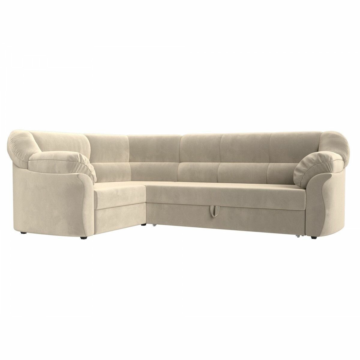 Диван угловой Карнелла левый угол, Микровельвет, Модель 105889L