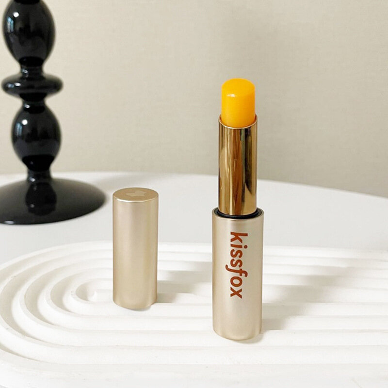 Помада Kiss Fox Royal Jelly, увлажняющая, с маточным молочком, цвет 01 Big Orange