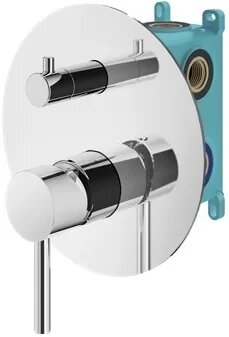 Смеситель для ванны Plumberia Selection IXO KIT1901CR встраиваемый, хром