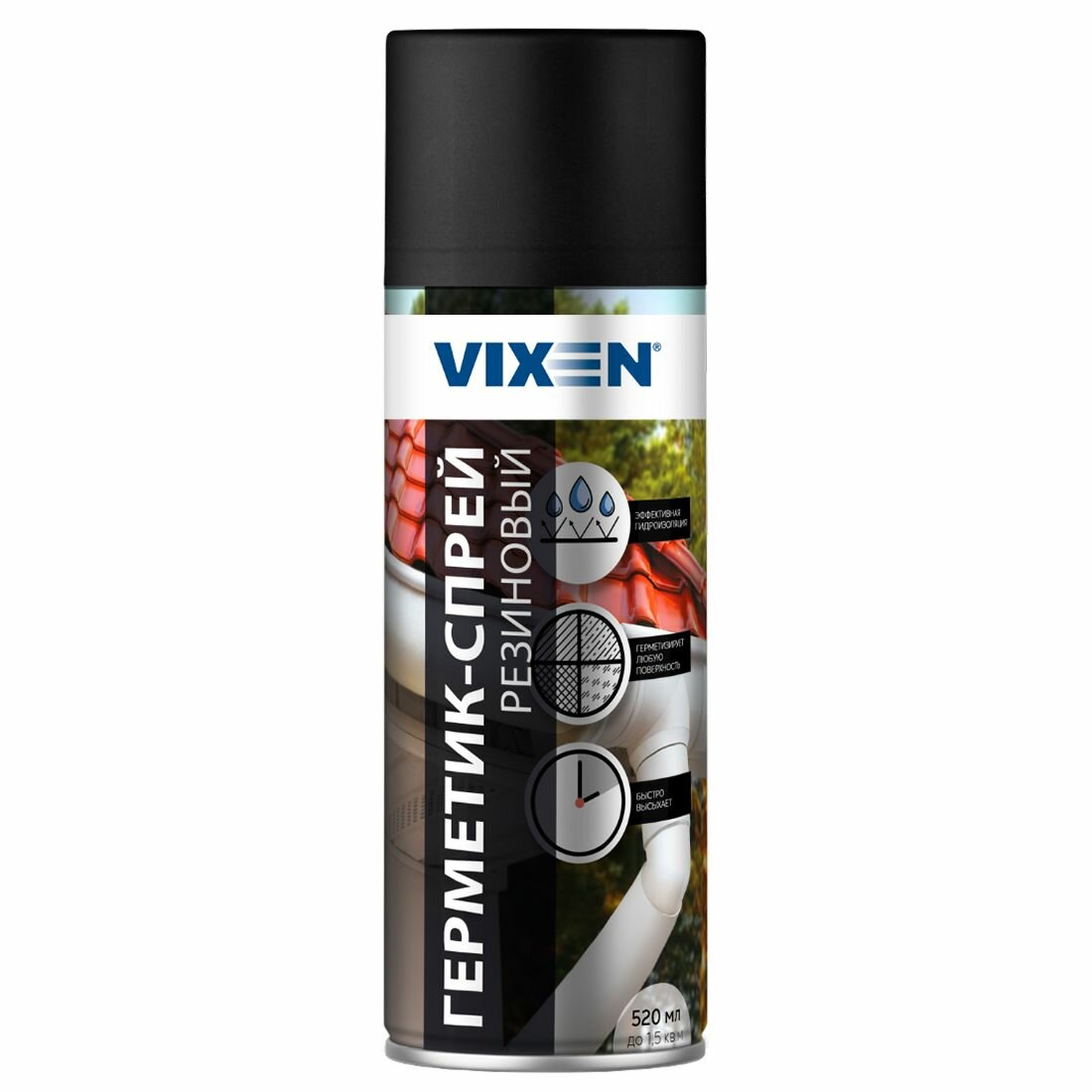 Герметик резиновый спрей 520 мл VIXEN VX90200