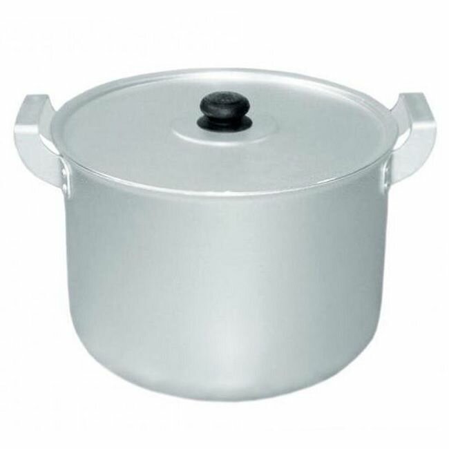 Кастрюля с крышкой алюминиевая объем 8 л