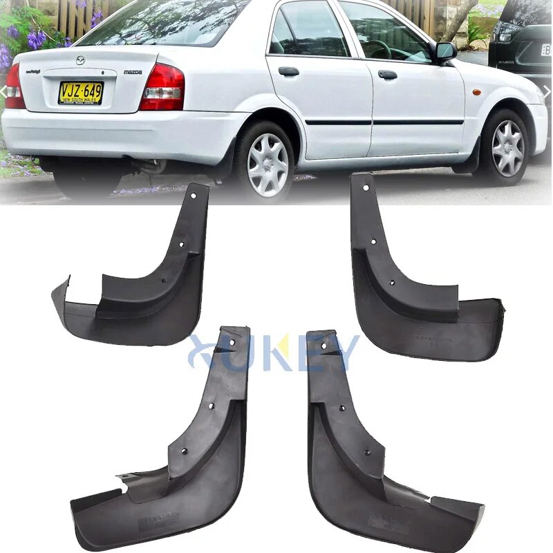 Автомобильные брызговики для Mazda Protege 323 для Ford Laser 1998-2003, брызговики, брызговики, брызговики, крыло 1999 2000 2001