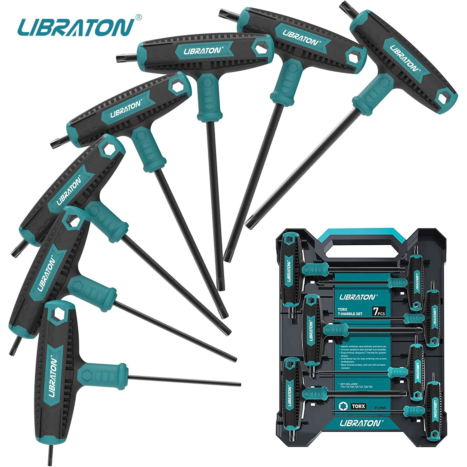 Набор ключей Torx Libraton 7 шт.
