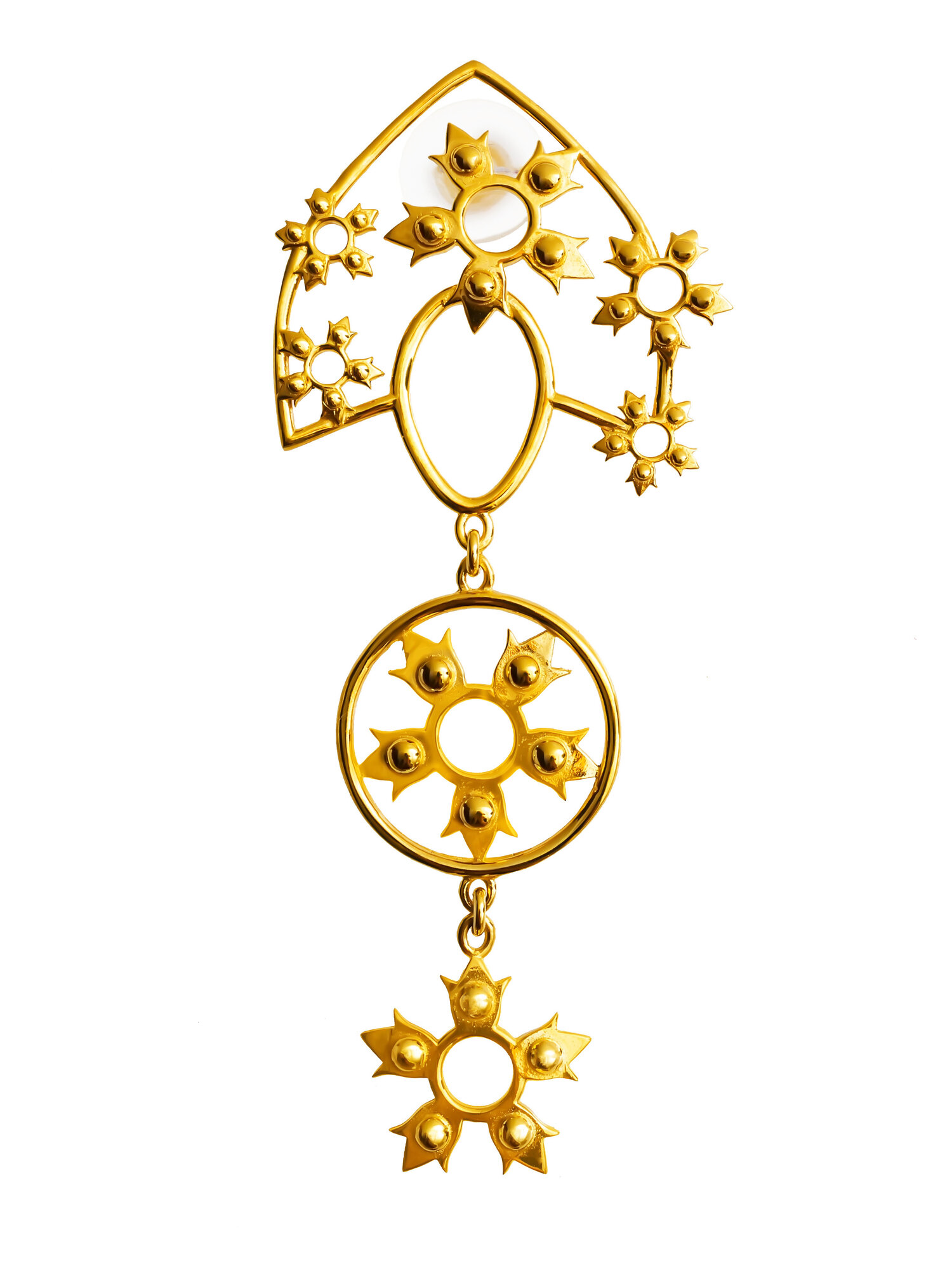 Серьги одиночные OXIOMA