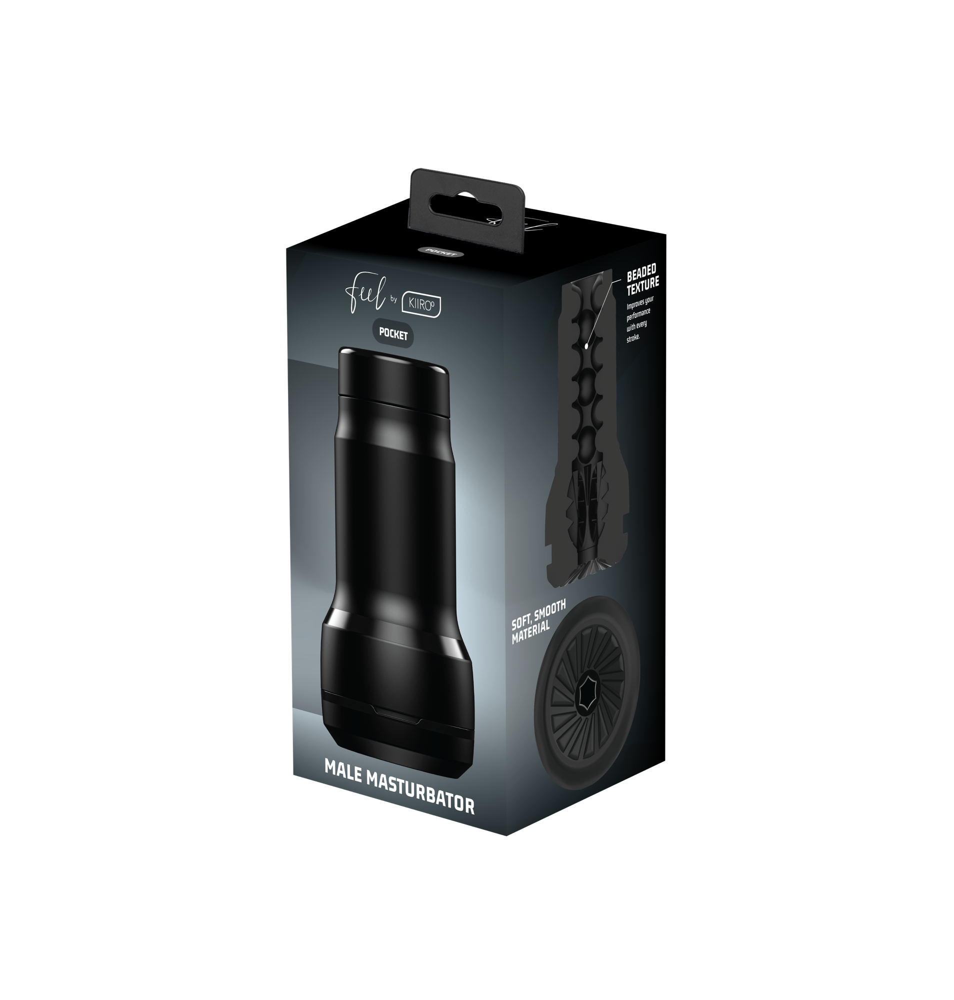 Компактный мастурбатор KIIROO Feel Pocket Stroker (тревел-версия)