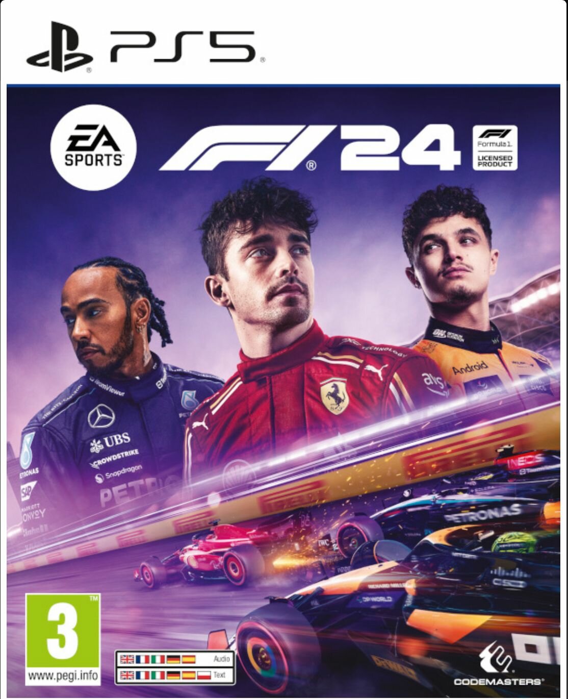 Игру F1 24 (Formula 1) , для PlayStation 5, Blu-ray , Английская версия