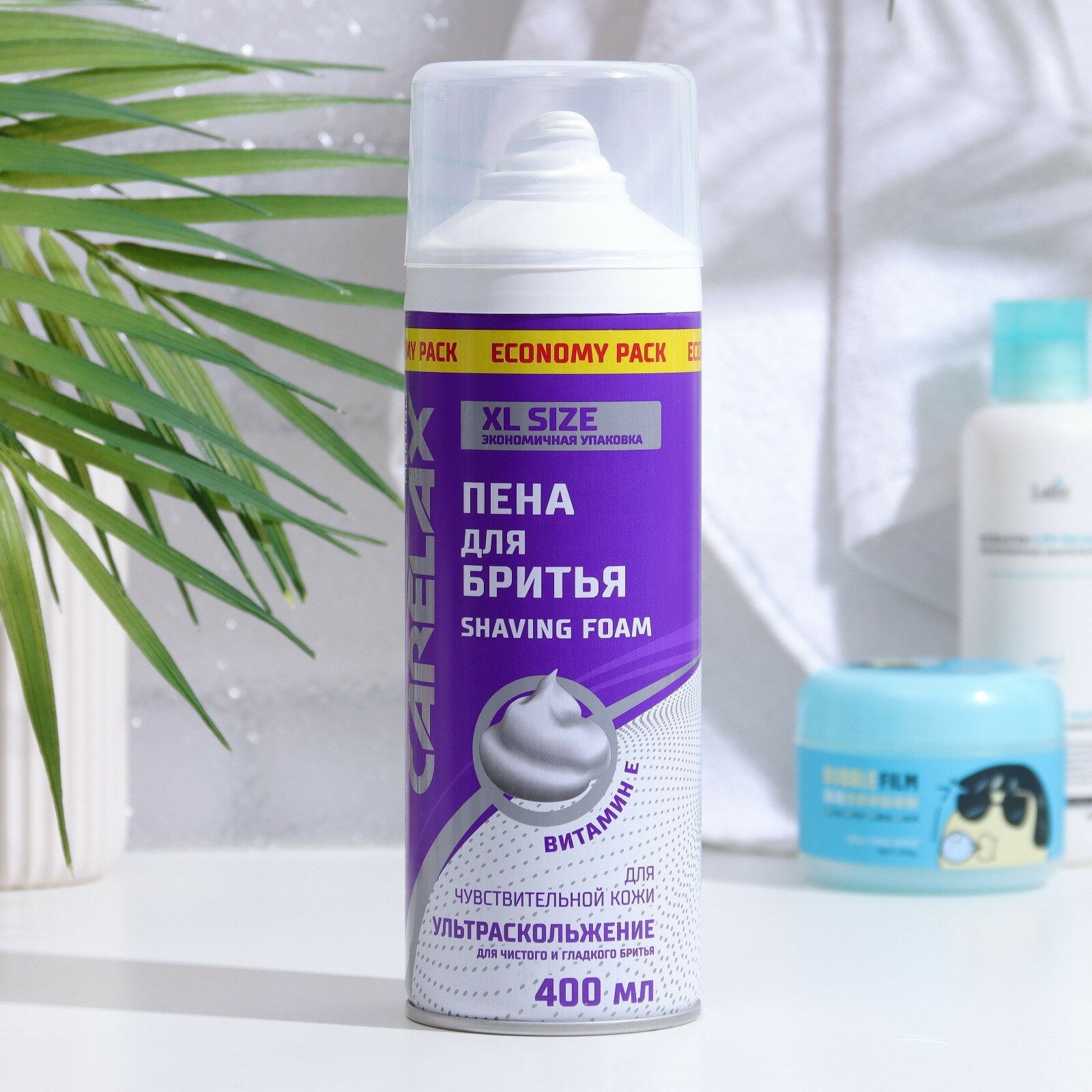Пена для бритья Чувствительная кожа 400мл Carelax (2!)