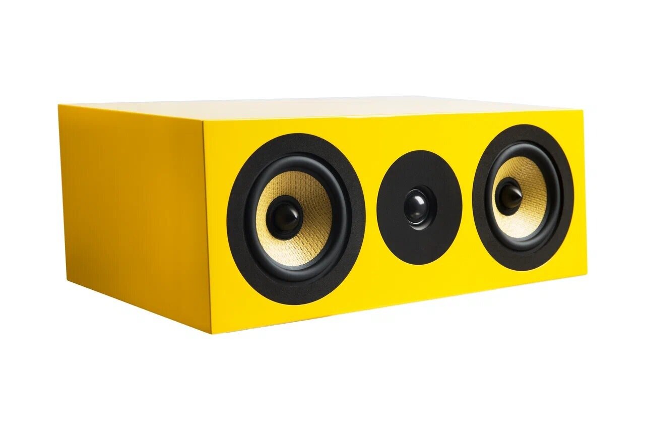 Акустика центрального канала Davis Acoustics Courbet C Yellow Gloss