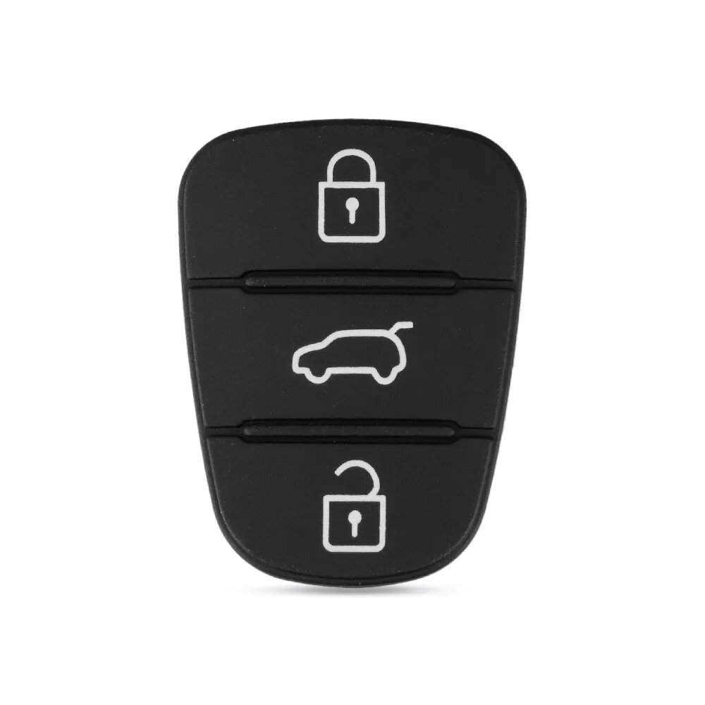 Ключница для авто Hyundai Kia, 3 кнопки, Model 6, черная