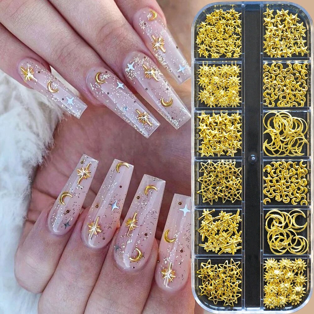 MAFANAILS Декор для ногтей Звезды Луна Солнце PH045
