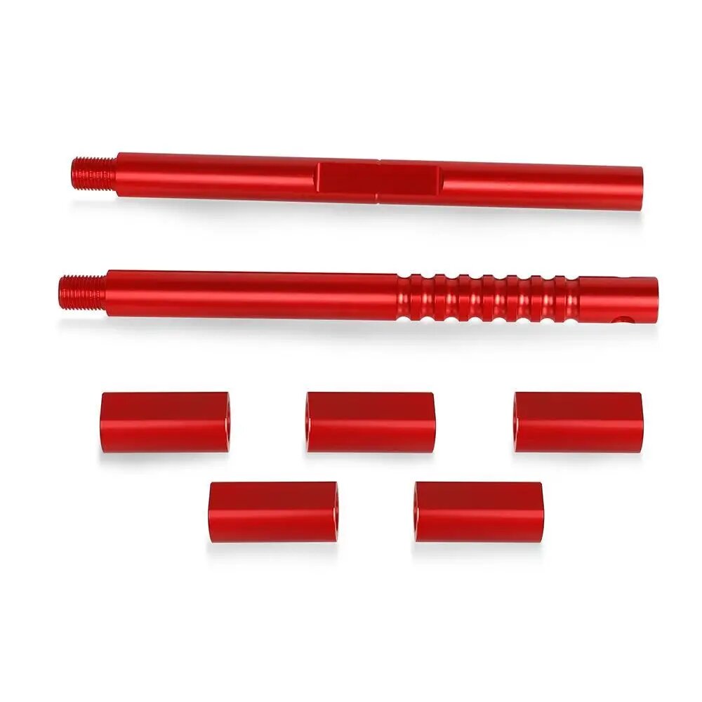 Демпфер вилки мотоцикла, удерживающий инструмент, вилочный пружинный компрессор, универсальный комплект для ремонта вилки Красный