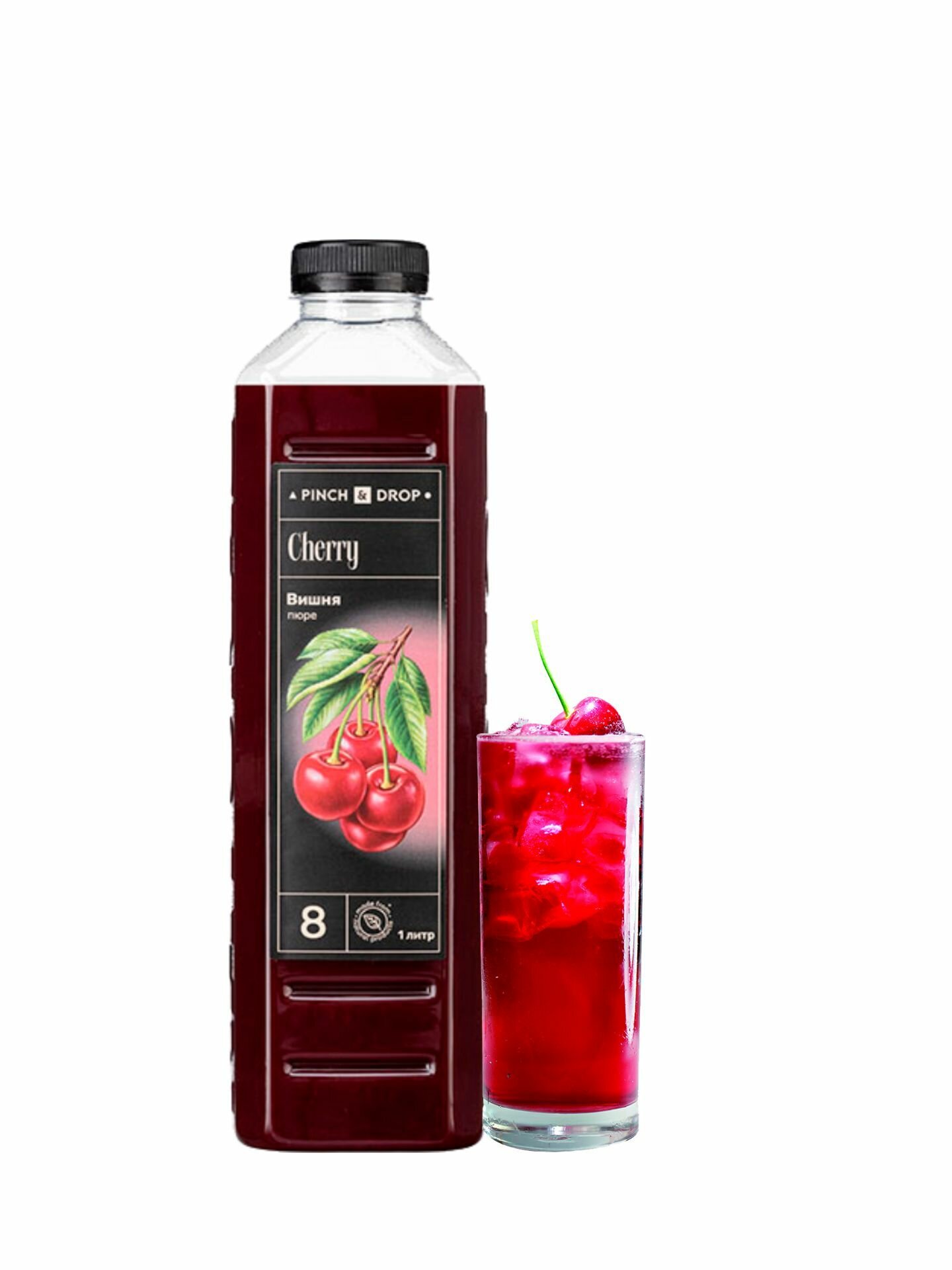 Пюре "Вишня" Pinch&Drop; пластик; 1л.
