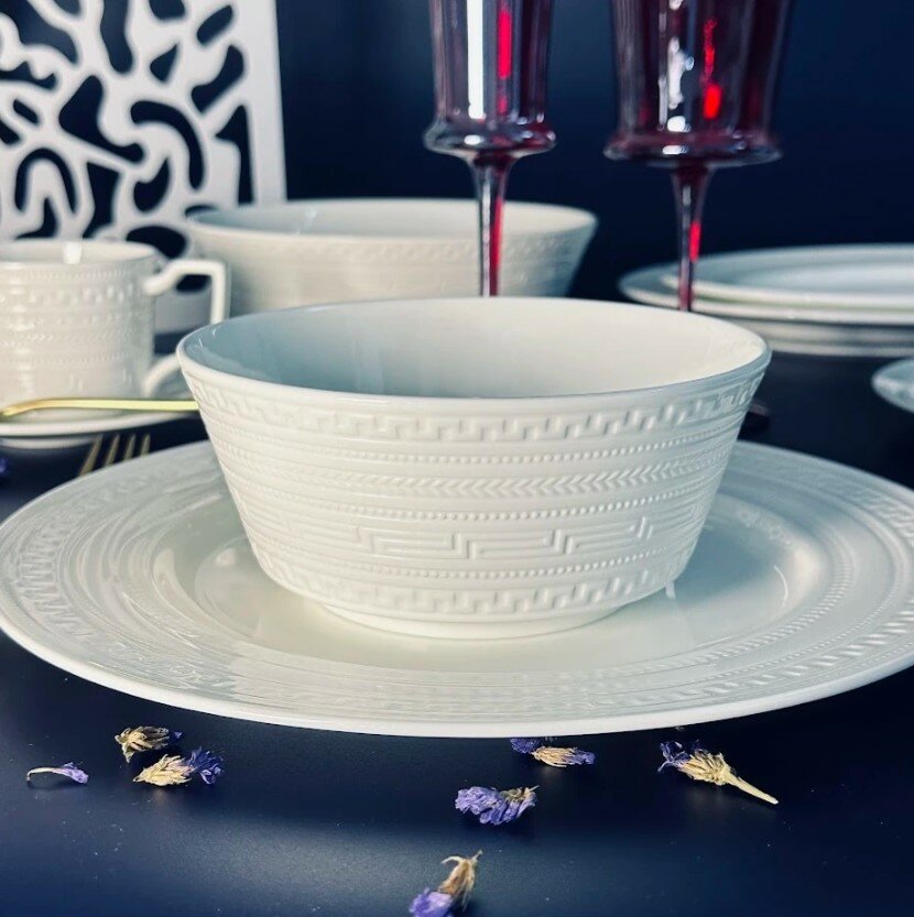 Набор из 6 салатников 15см марсель Костяной фарфор 225-047 118-225-047