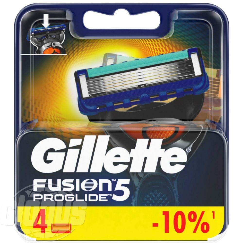 Кассеты сменные для бритья GILLETTE Fusion5 ProGlide, 4шт