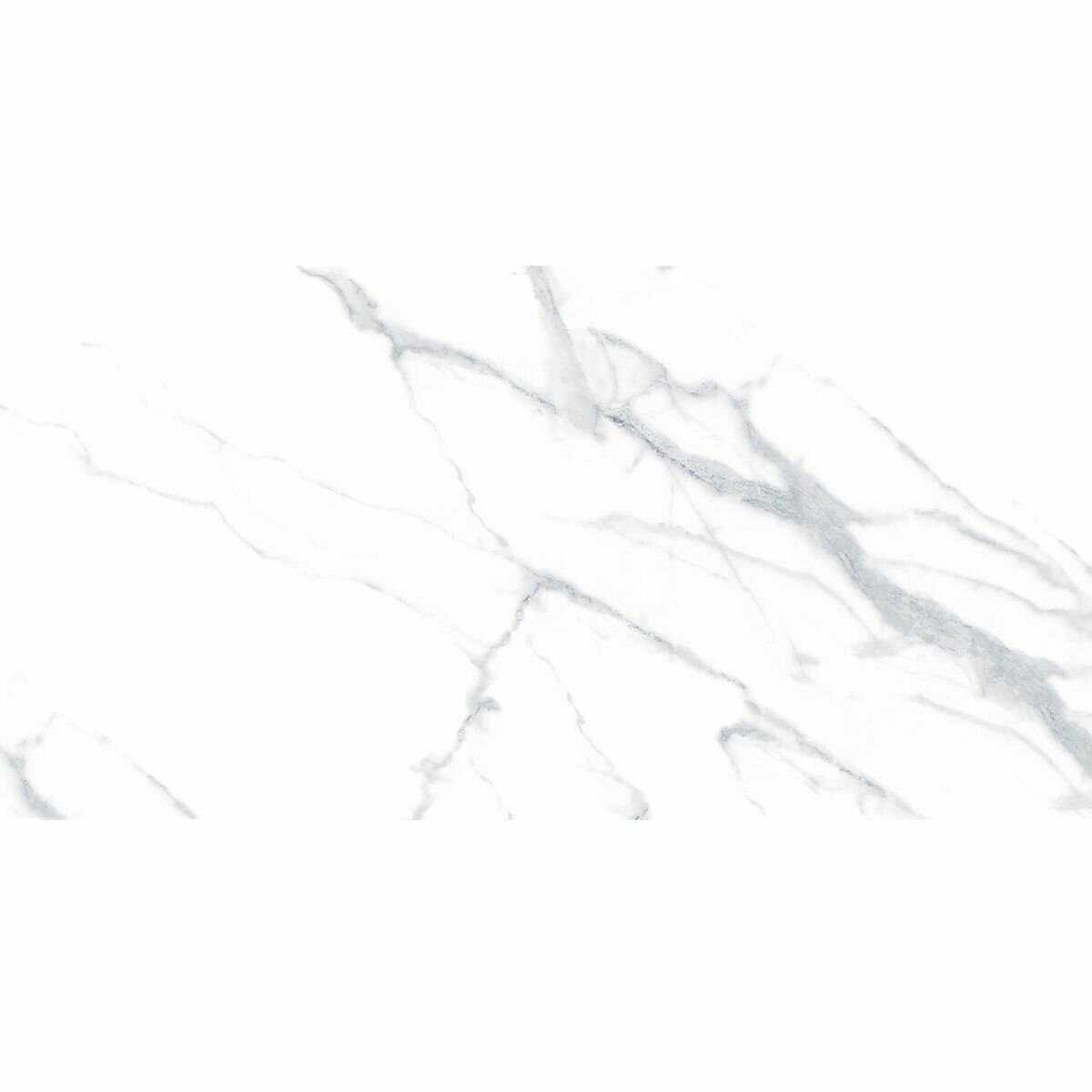 Керамогранит Ceradim (Керадим) Statuario Justice Grey белый 60х120 см полированный