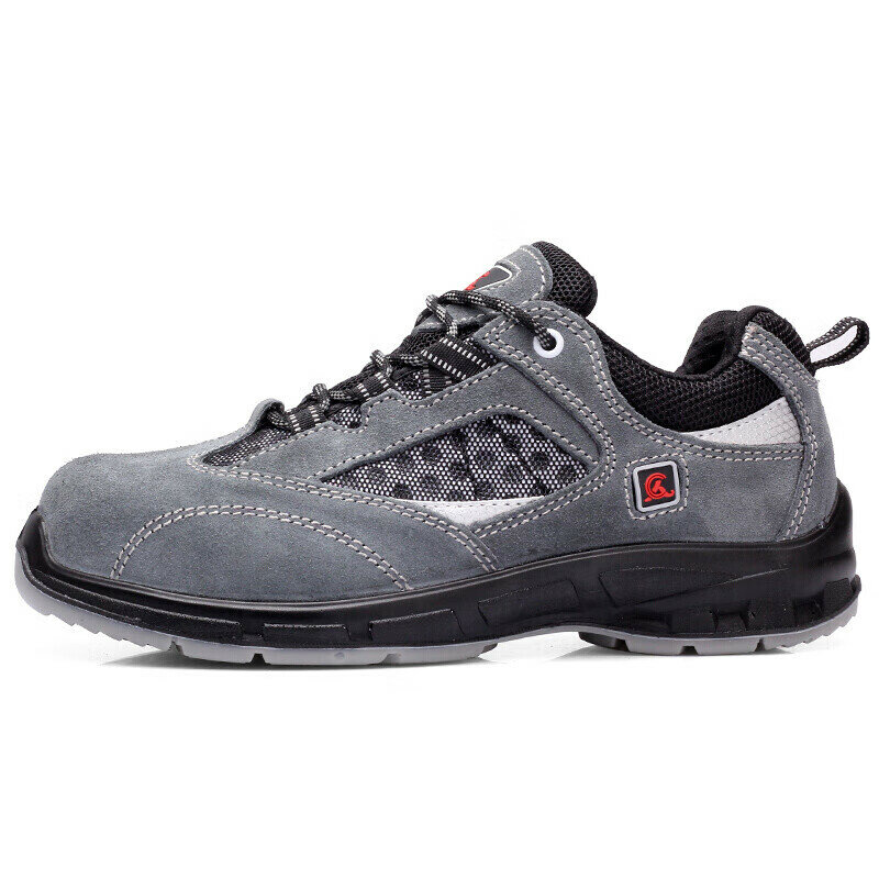 Qiangren Labor Protection Shoes HY1631 Jihua 3515LA Certified 6KV Electrical Insulation Safety Protective Men's Shoes Anti-Smashing Anti-Stabbing Multi-Functional Construction Shoes Comfortable and Br