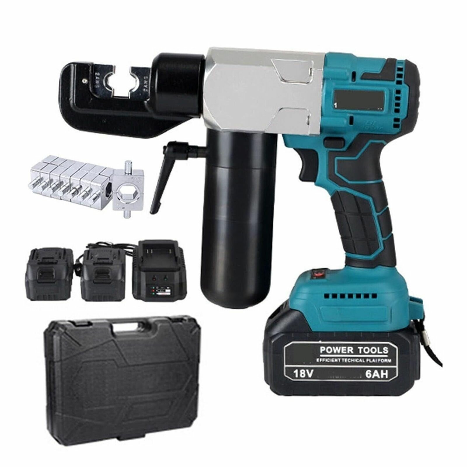 60 Кн Электрические гидравлические плоскогубцы, 2 медных аккумулятора 70 мм2