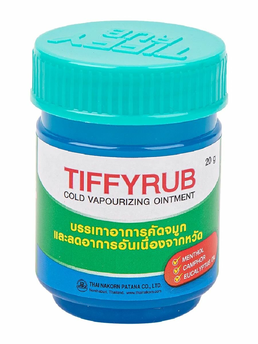 Мазь от простуды и герпеса Tiffy rub, 20 гр