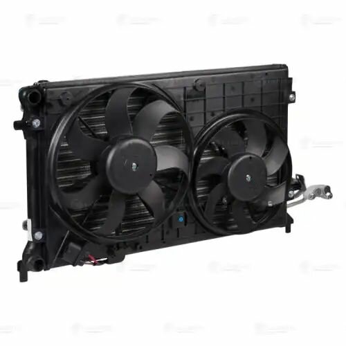 Блок охлаждения радиатор+конденсор+вентилятор Skoda Octavia A5 04>