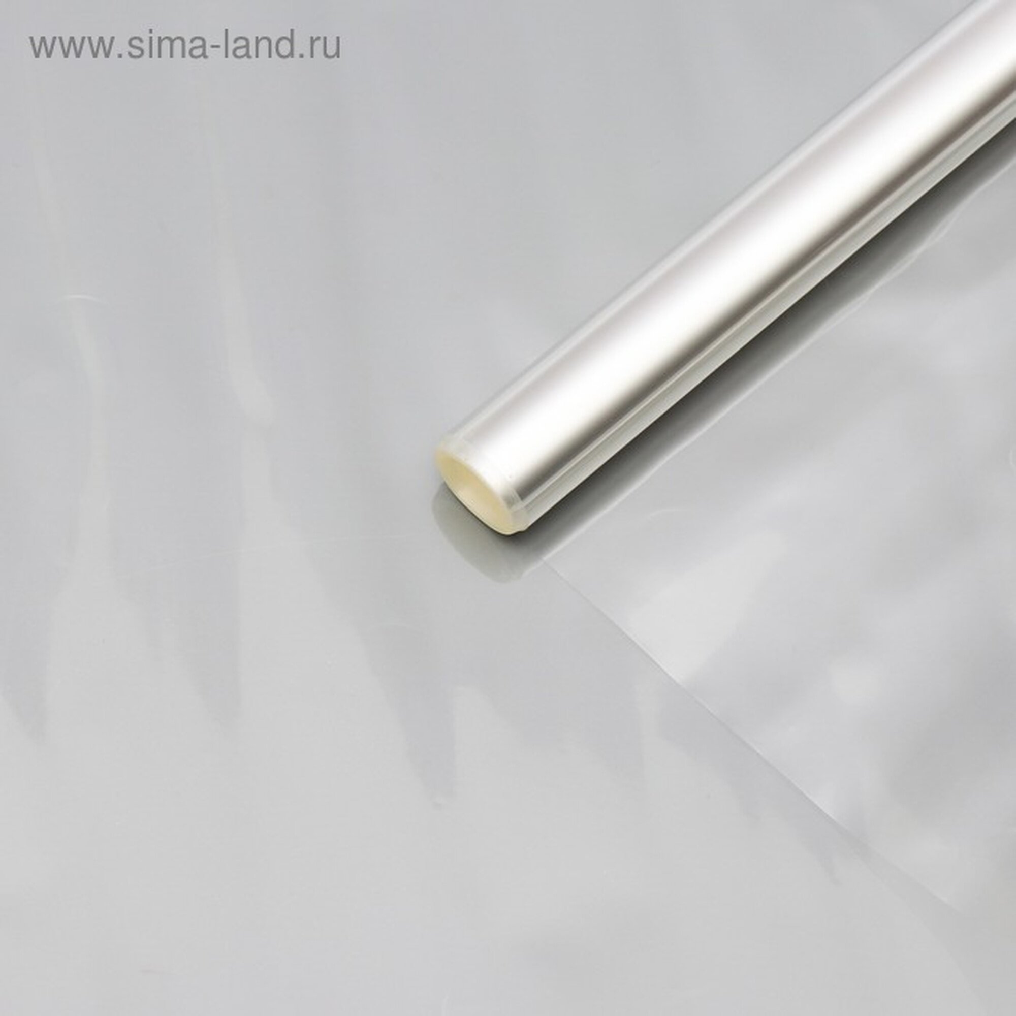 Упаковочная плёнка для цветов прозрачная 1 х 5,5 м, 200 г, 40 мкм