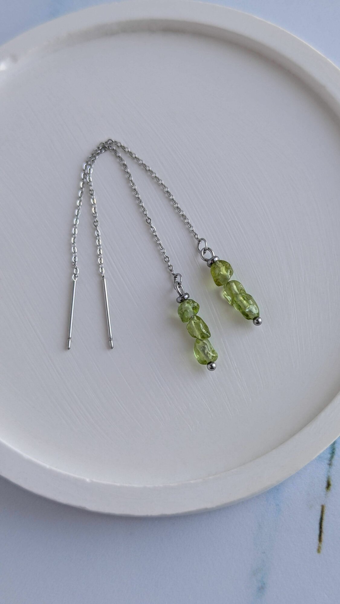 Серьги цепочки