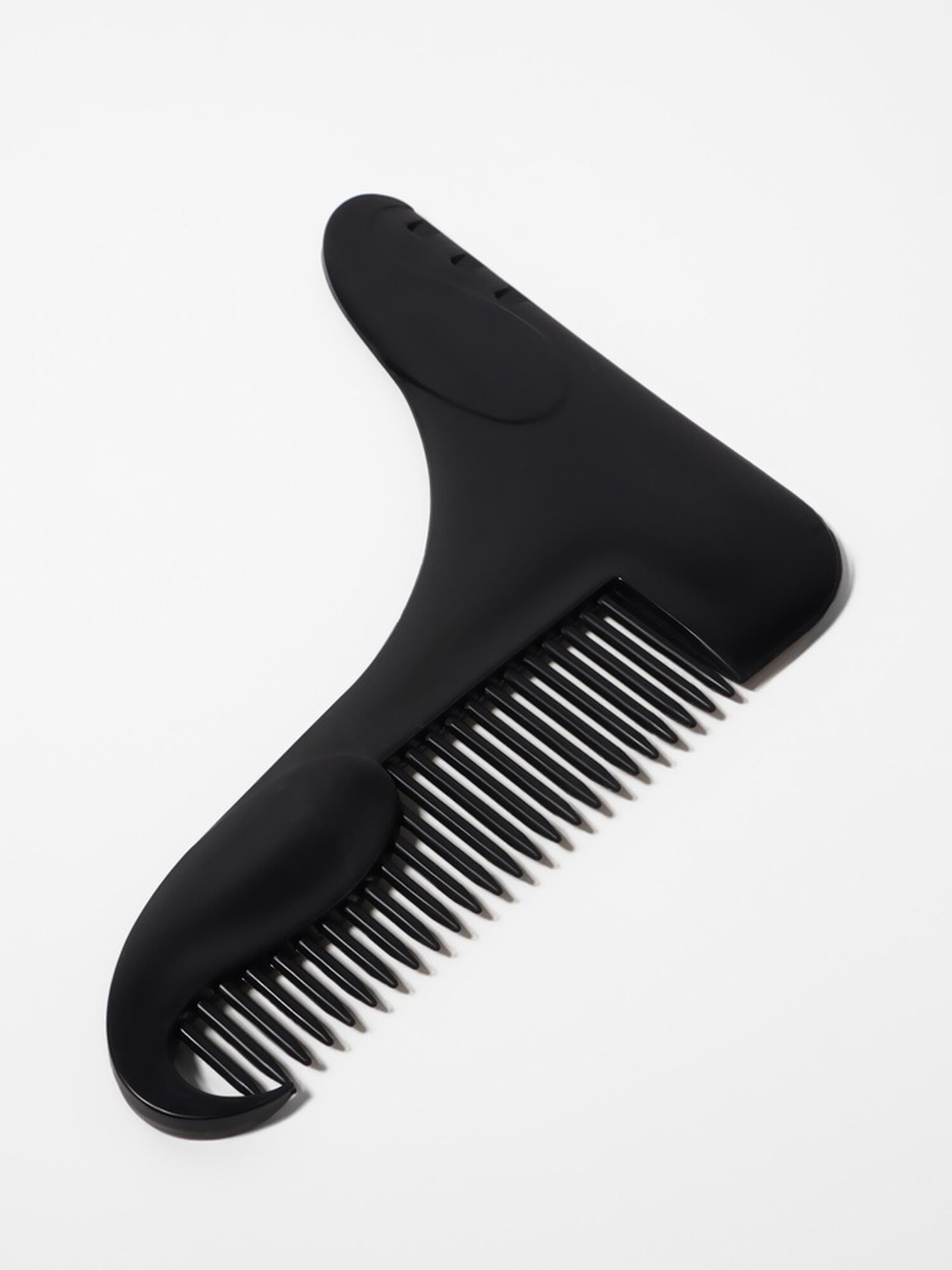 Расчёска-гребень Queen Fair, для усов и бороды, пластик, 12x10 см