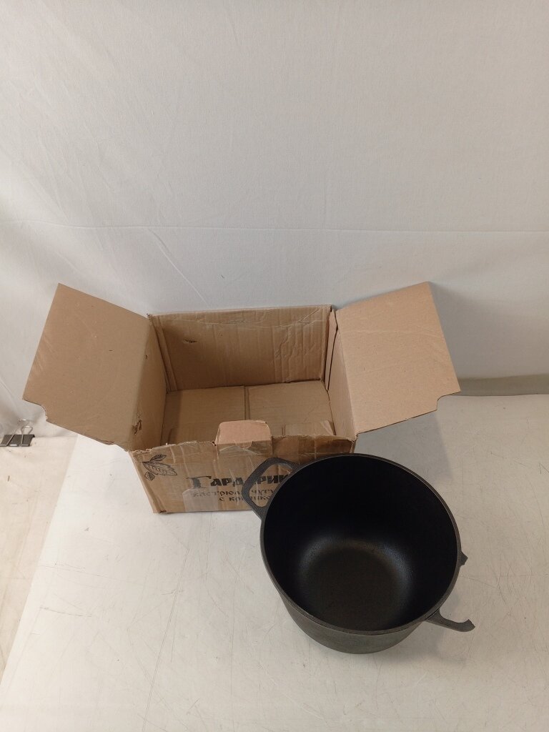 Казан гардарика 1304-4 чугун 4,0л с крышкой-сковородой 22см (1454128)