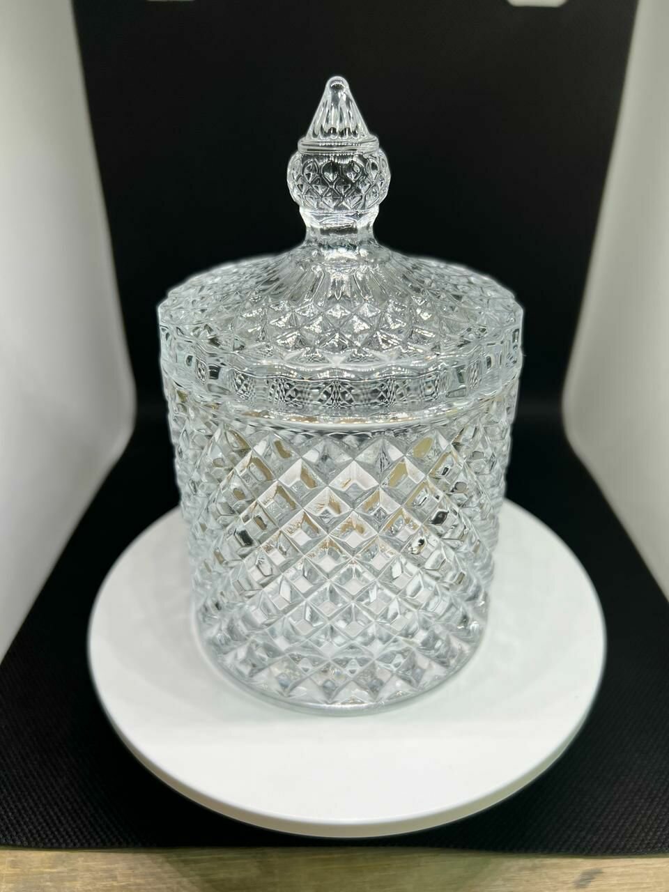 Сахарница с крышкой / Емкость для украшений/ для косметических принадлежностей