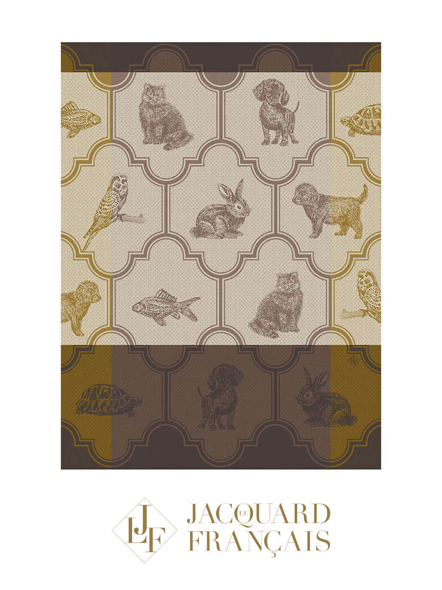 Полотенце кухонное Le Jacquard Francais Nos Acolytes, 60х80 см, жаккардовое плетение