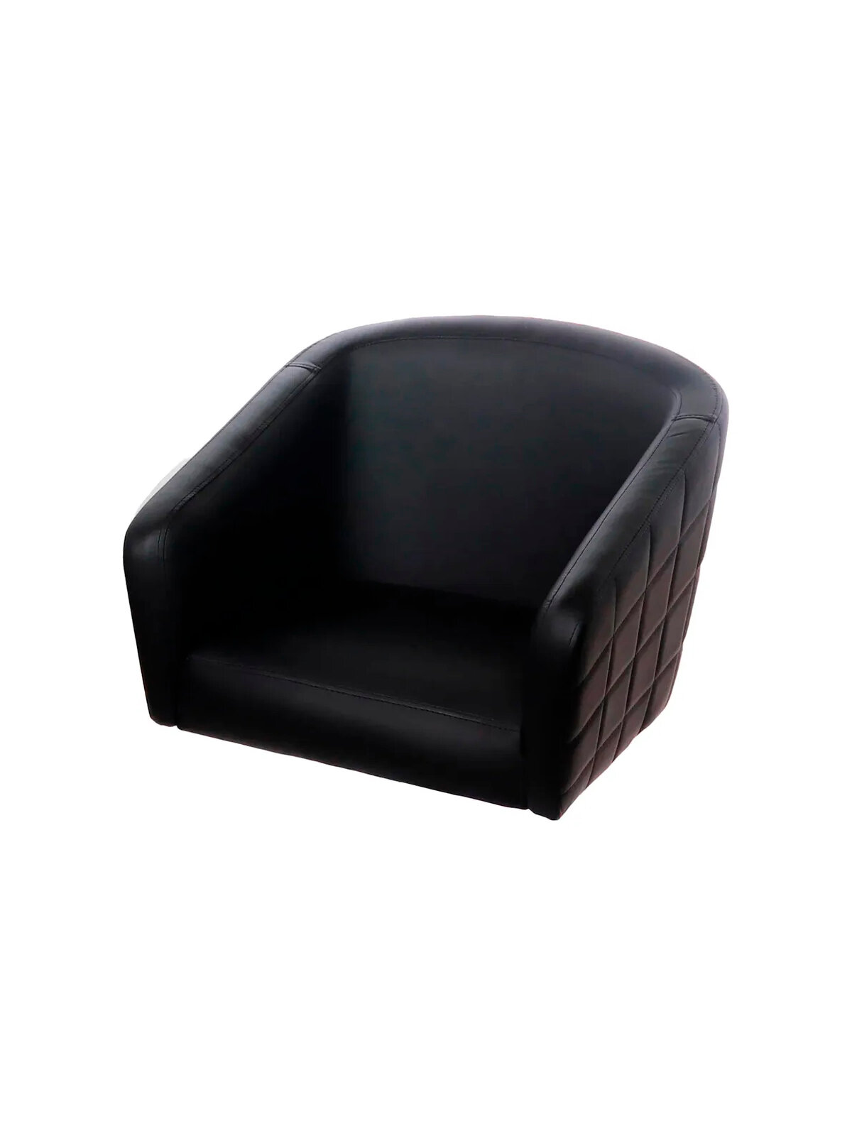 Парикмахерское кресло "Грация", цвет - черный, без основания