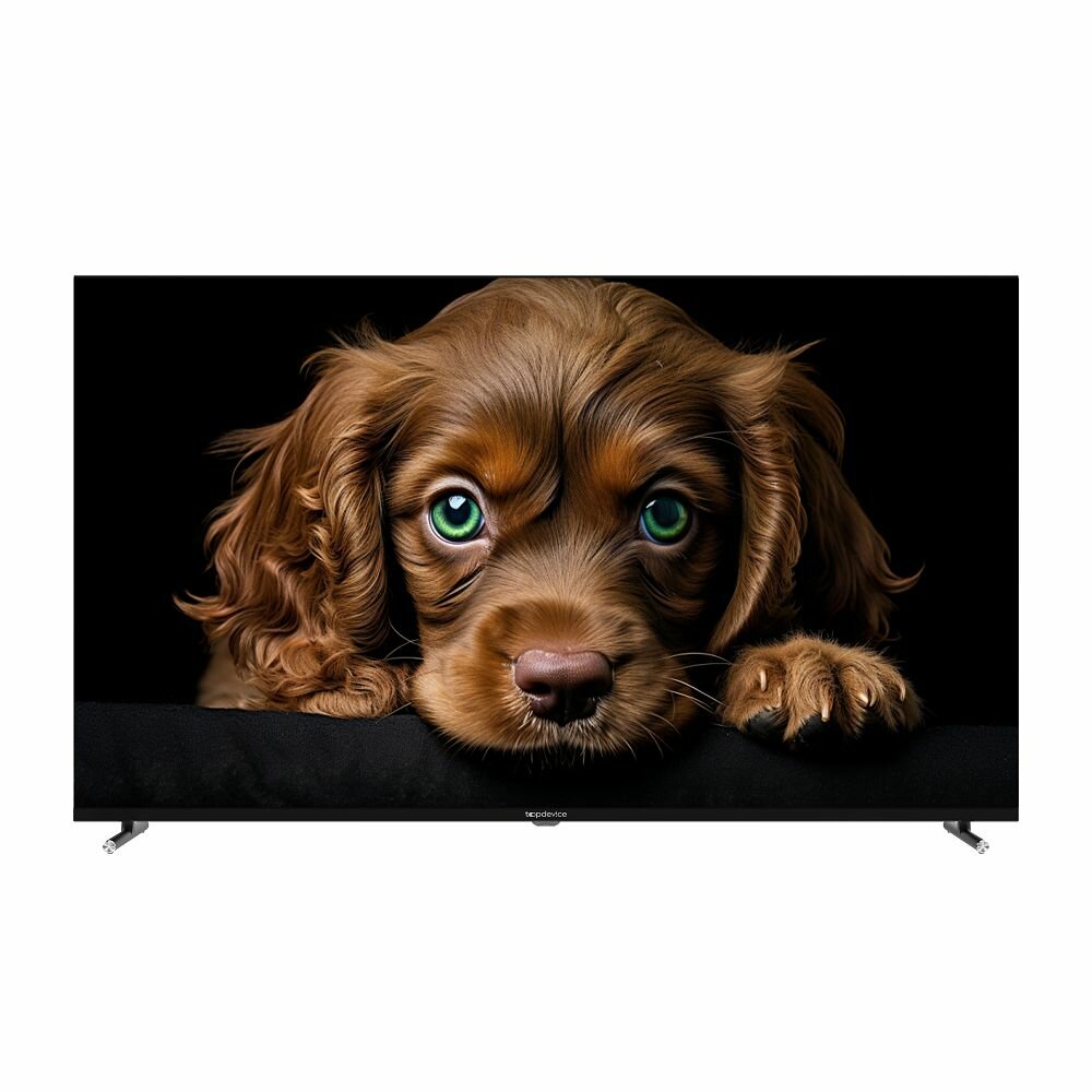 Телевизор TOPDEVICE TDTV55CQ09U_BK, черный