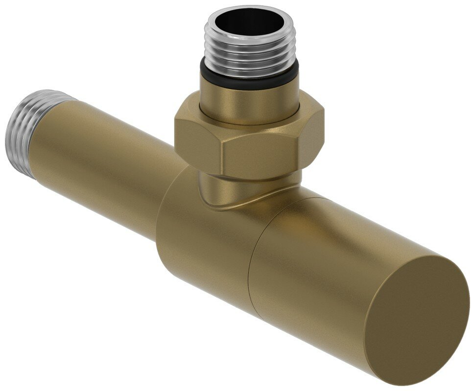 Вентиль угловой цилиндр (G 1/2" НР х G 1/2" НР)