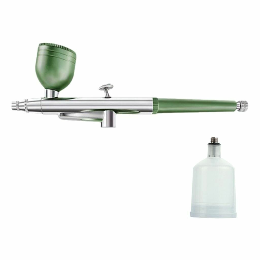 Аэрограф с воздушным насосом-зеленый