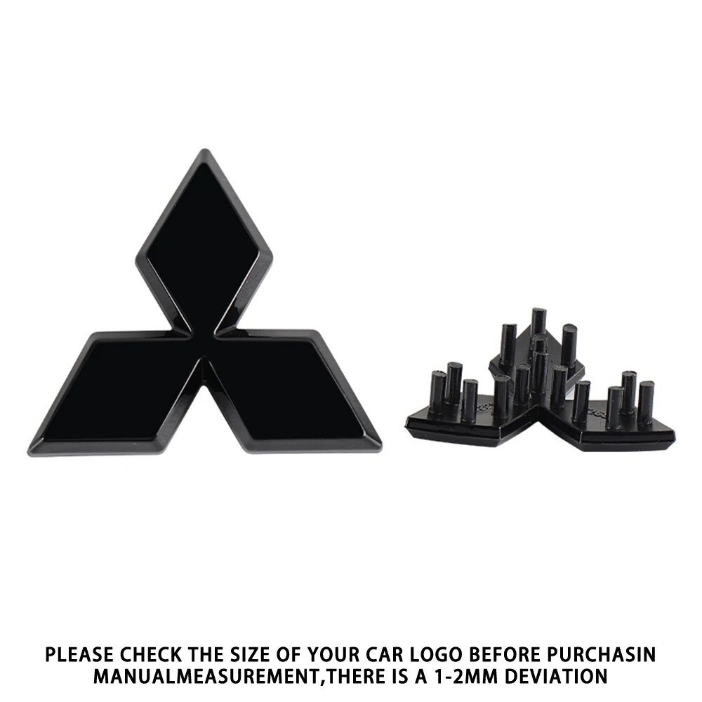 ABS автомобильный руль, центральная наклейка, эмблема, значок, чехол для Mitsubishi ASX B-black