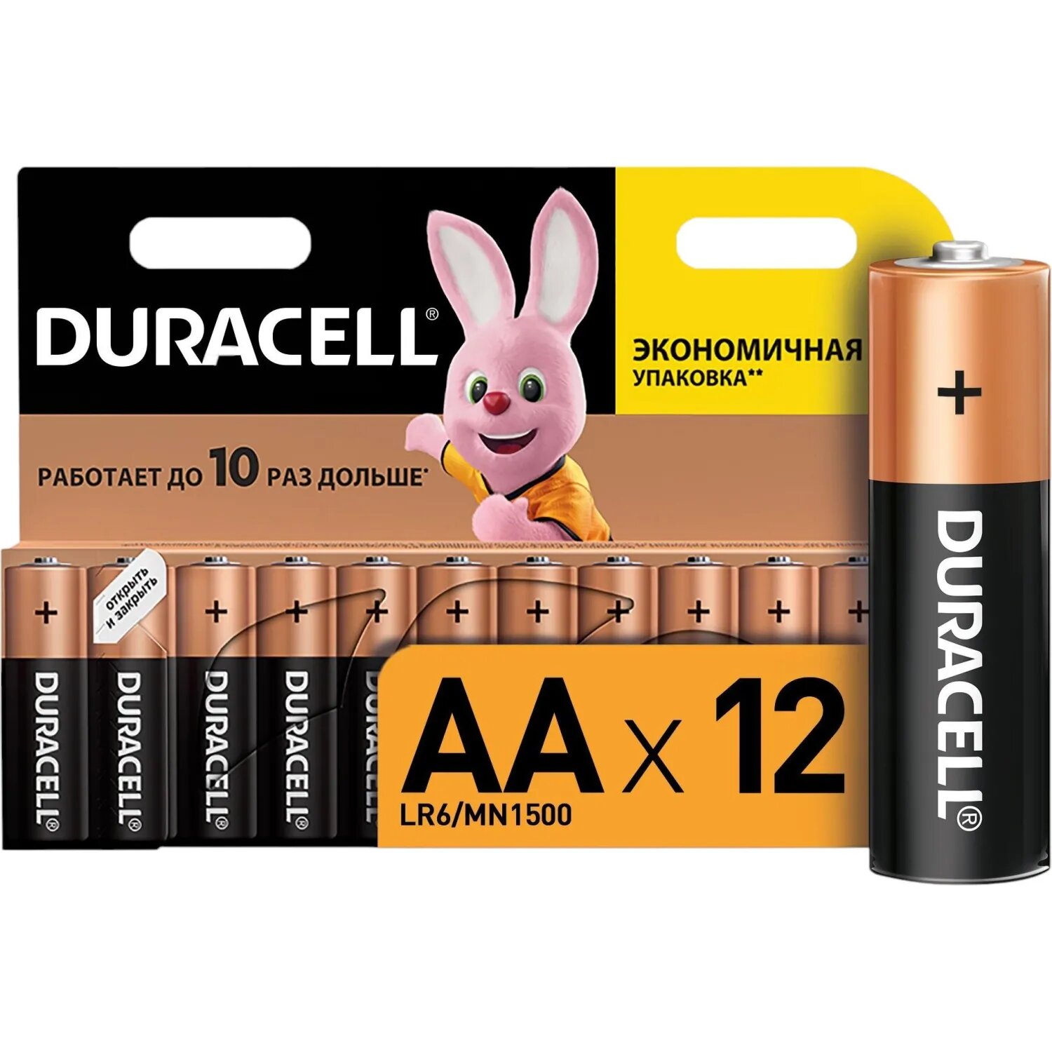 Батарейки DURACELL BASIC АА/LR6-12BL